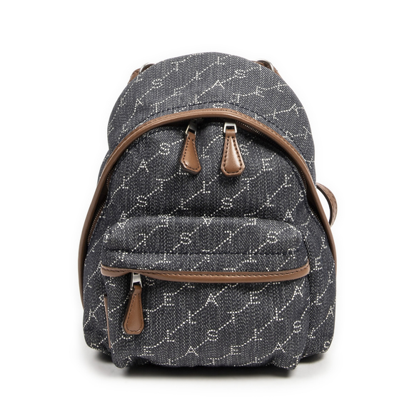 Stella McCartney | Bags | Stella Mccartney Mini Denim Backpack In Grey ...